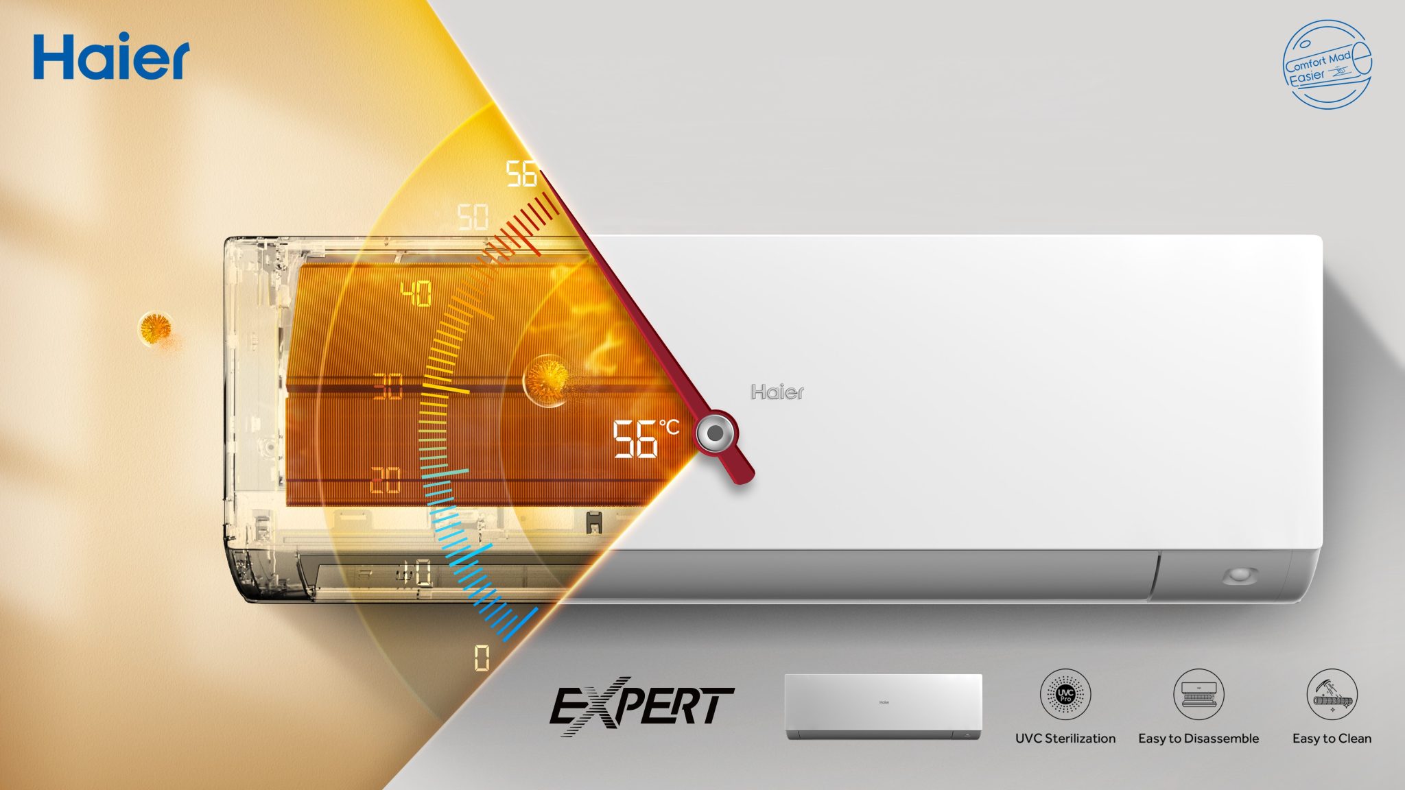 Новий кондиціонер на 25 квадратів Revive Inverter 2024 - Haier